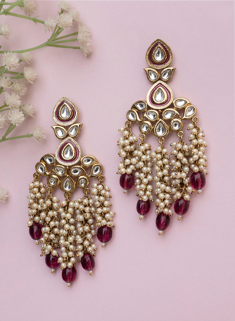 Avanya Pearl Earrings – Phuljhadi